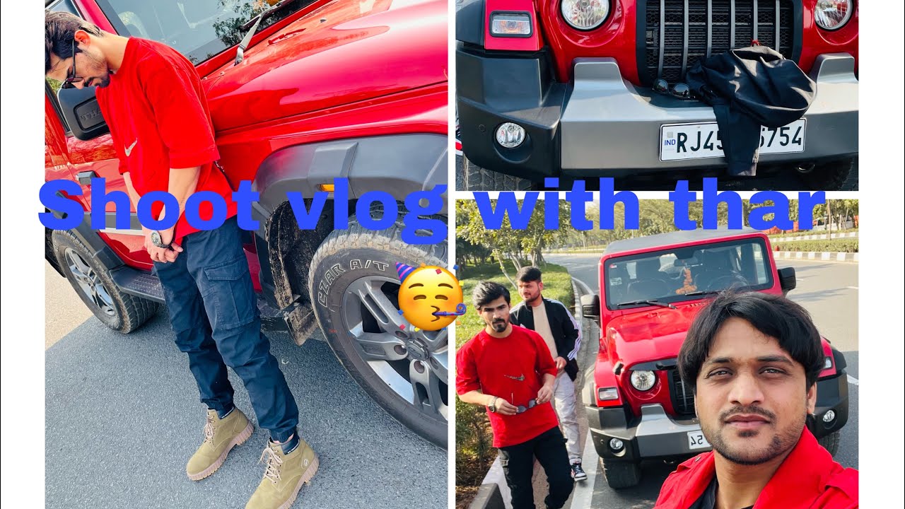 Shoot with mafiya thar 🤩… #shooting #picoftheday #vlogs #thar # ...