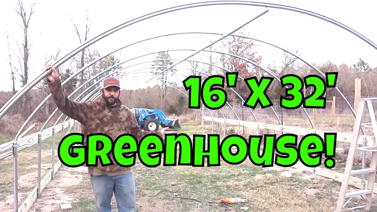 Assembling Our Greenhouse. Frame Installation! - YouTube