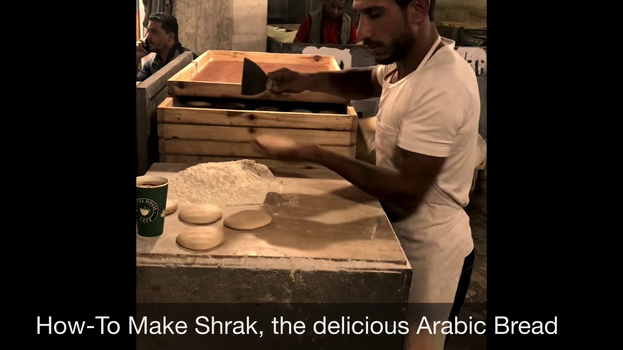 How-To Make Shrak, the delicious Arabic Bread - YouTube