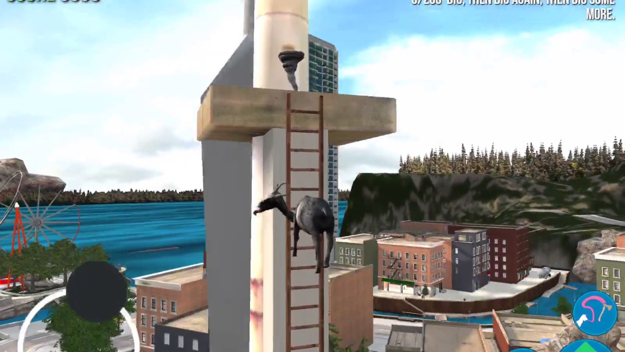 How to unlock tornado goat in goat simulator - YouTube