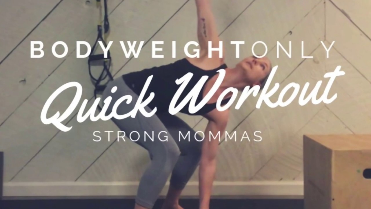 Bodyweight Only Quick Workout: Beginner And Intermediate/Advanced ...