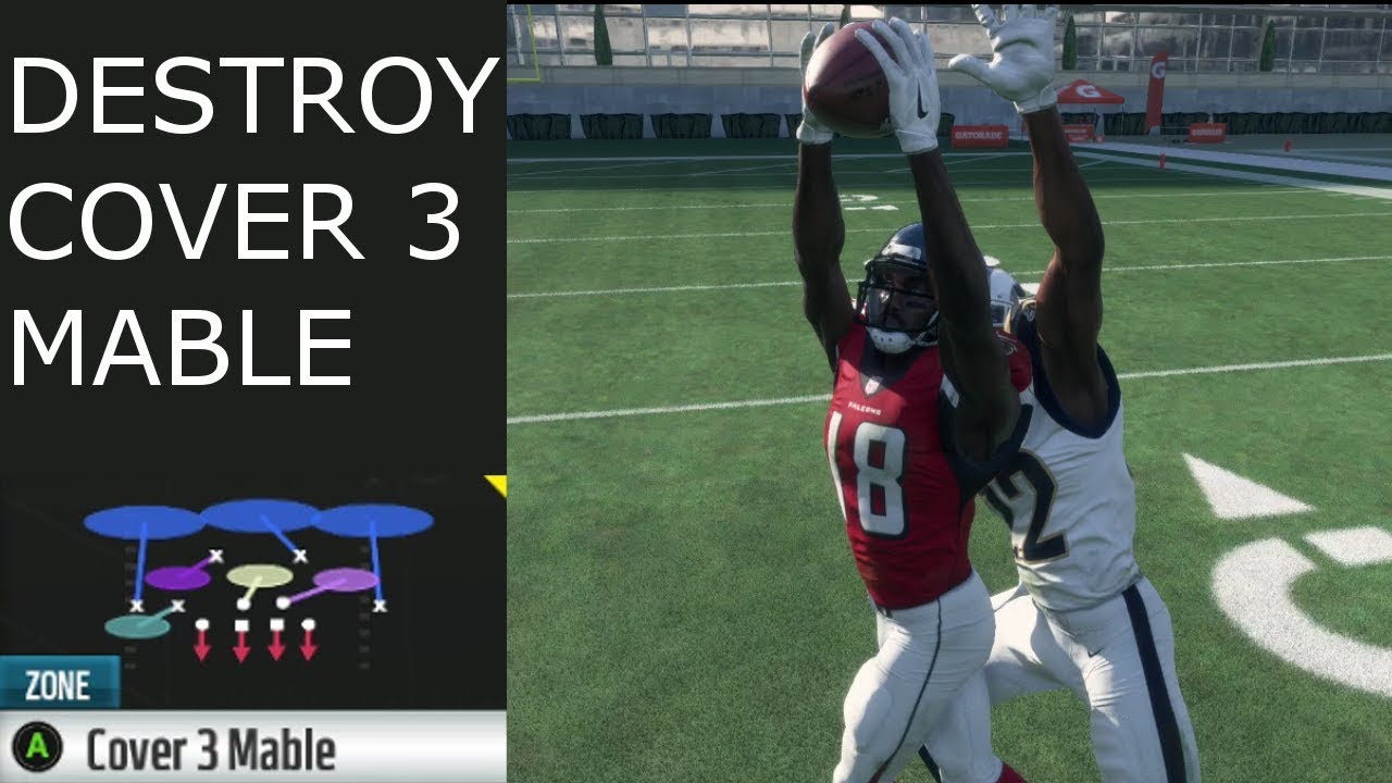 HOW TO BEAT COVER 3 MABLE MADDEN 18 - YouTube