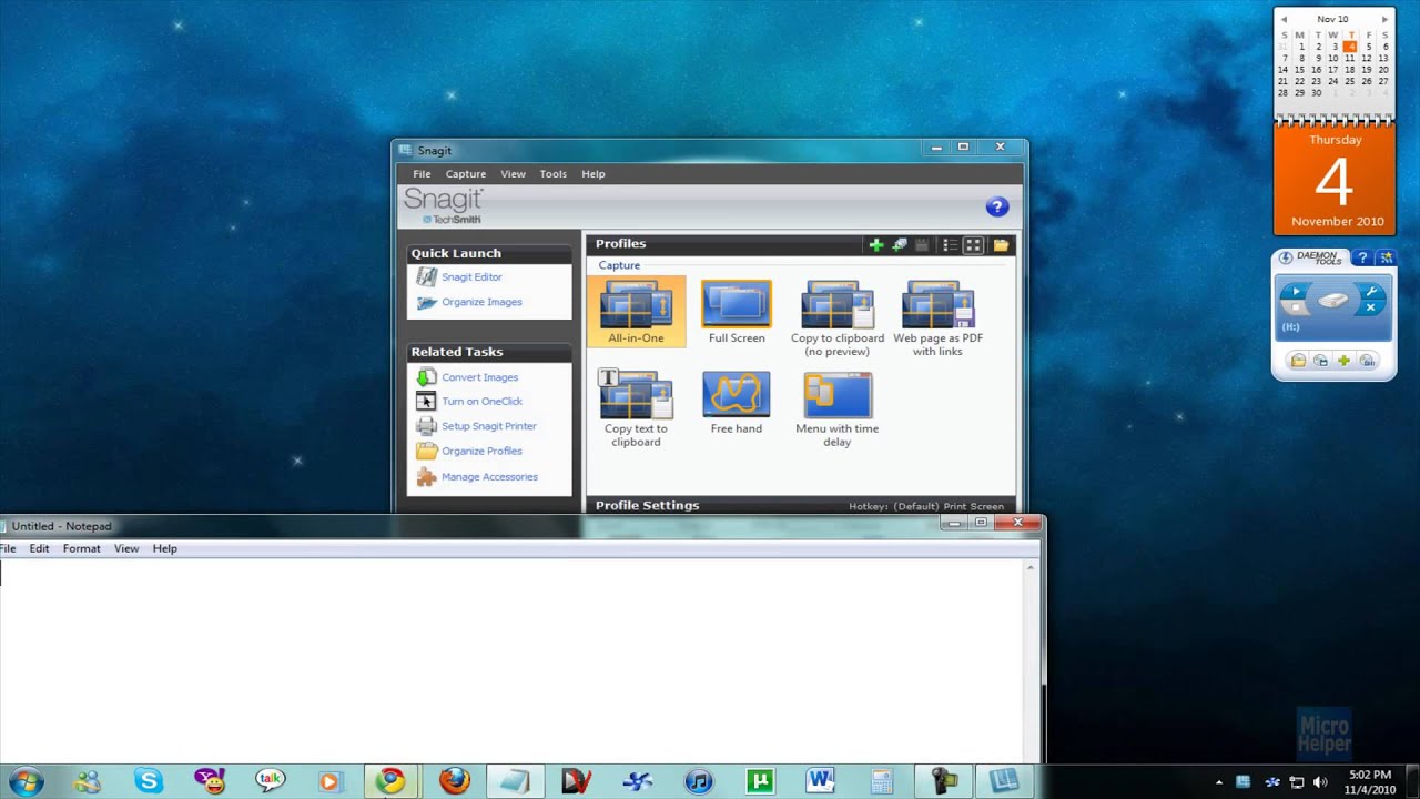 How to take a Screenshot of your Desktop The Best Program to Use ...
