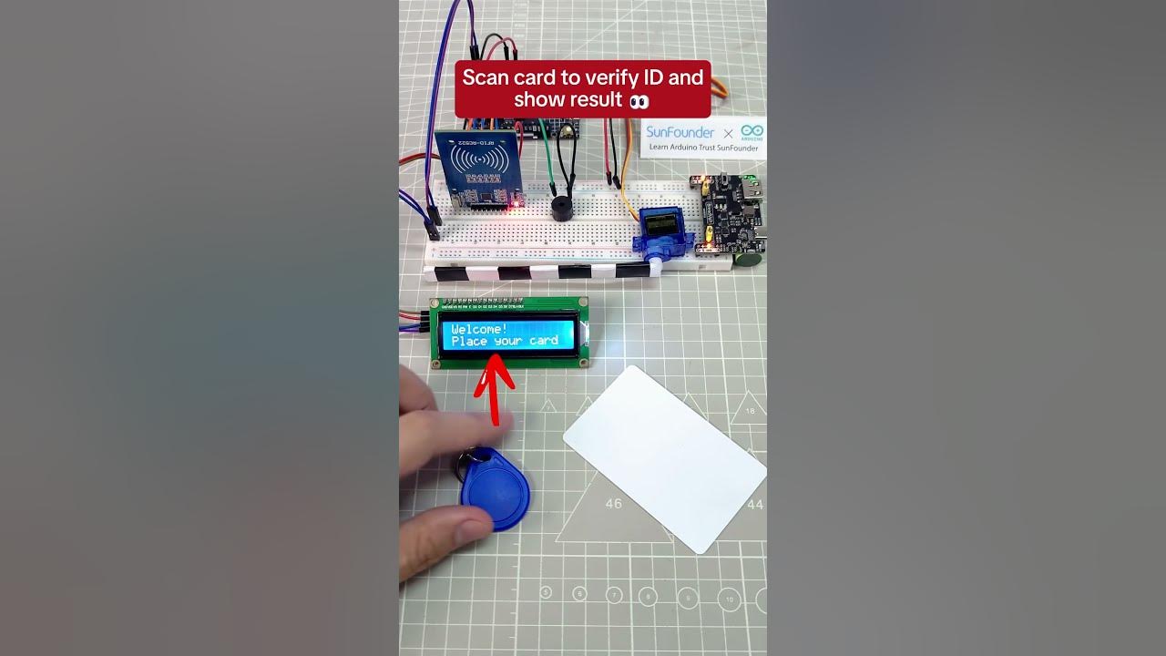 Access Granted! RFID + Servo Door in Action 🚪 #arduino #arduinoproject ...