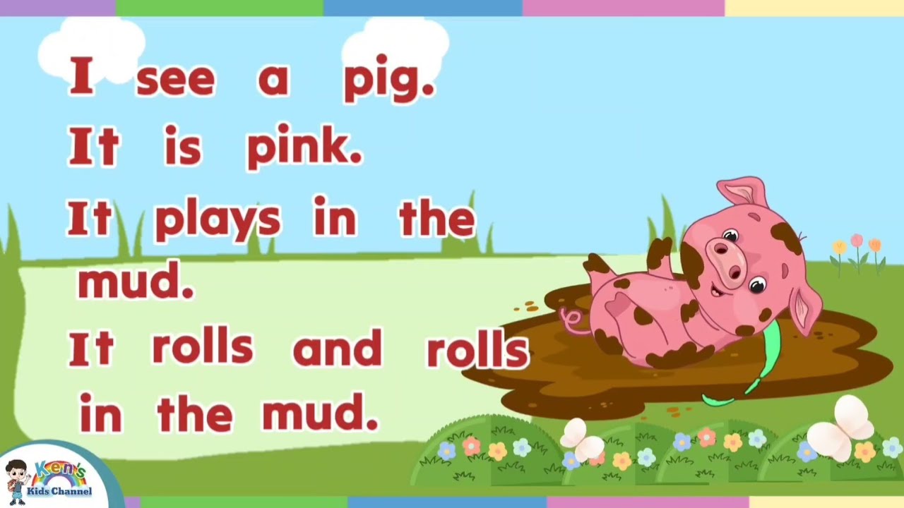 Practice Reading Simple Stories | Reading Lesson for Nursery and ...
