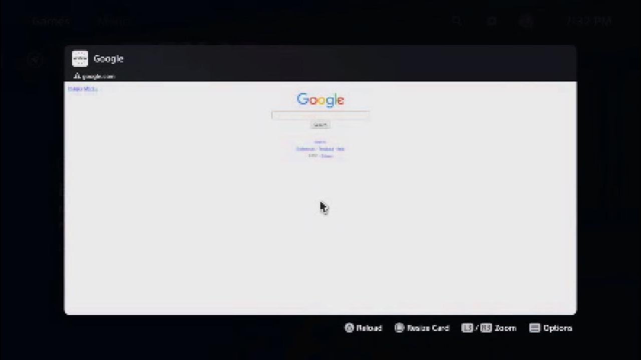 HOW TO GO TO Google ON PS5 - YouTube