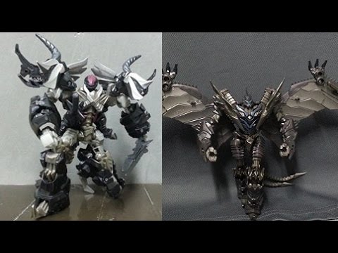 變形金剛 TF4 AOE Dinobots Black knight Strafe & Slug 黑暗騎士 掃射 鐵渣 玩具影音分享 ...