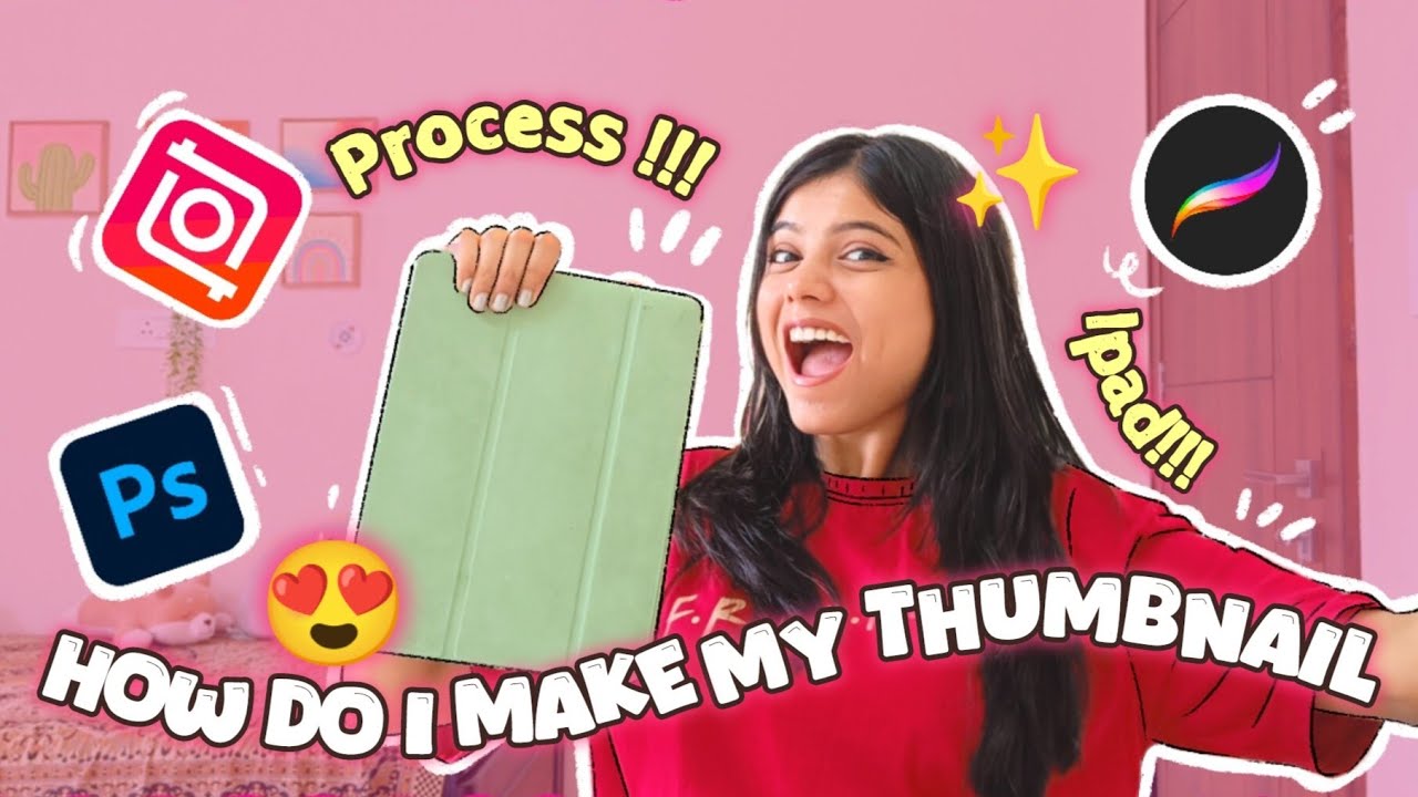 My THUMBNAIL making process video 🌼 (EASY) #thumbnail #art #trending ...