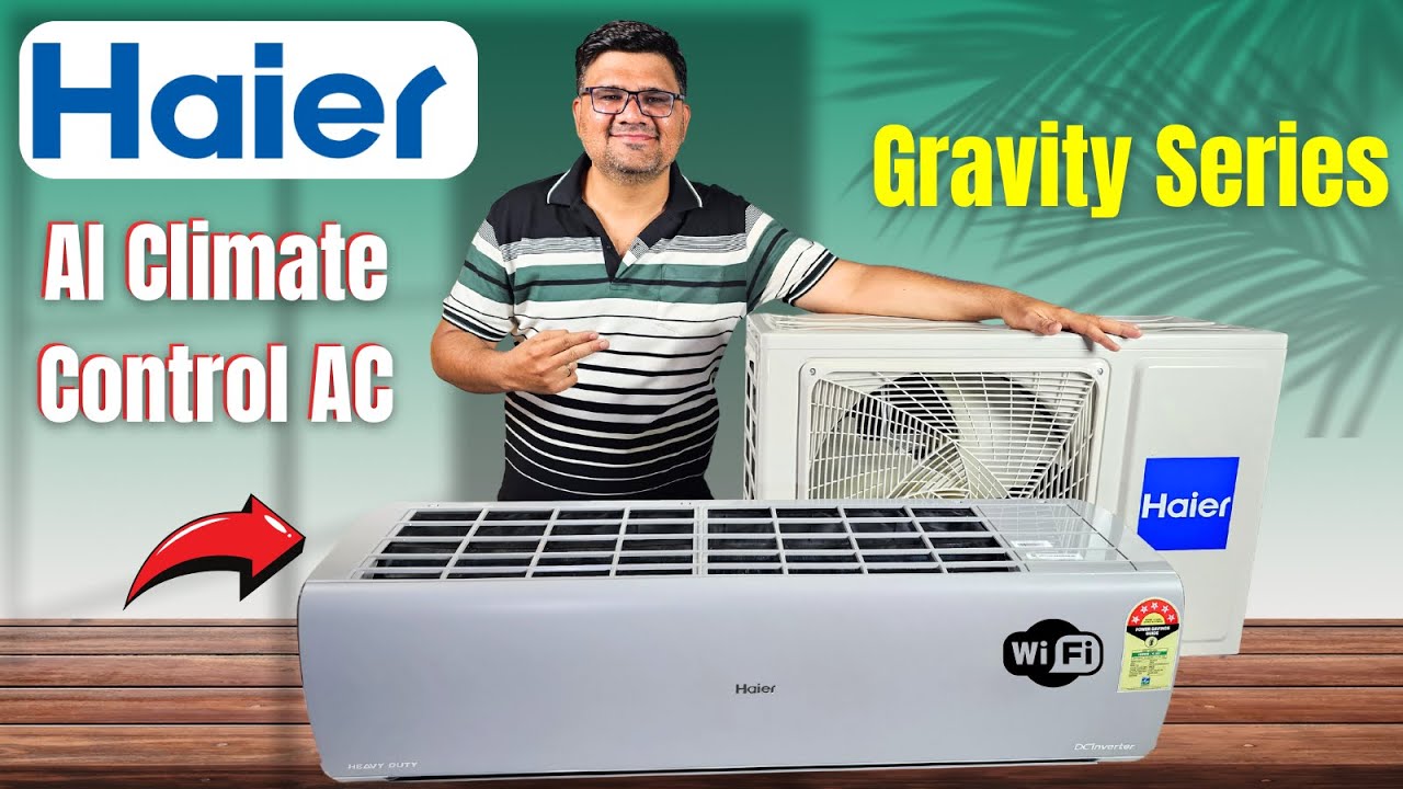 Haier Gravity Series AC ⚡️Haier ac 1.6 ton 5 star review⚡️Haier AC ...