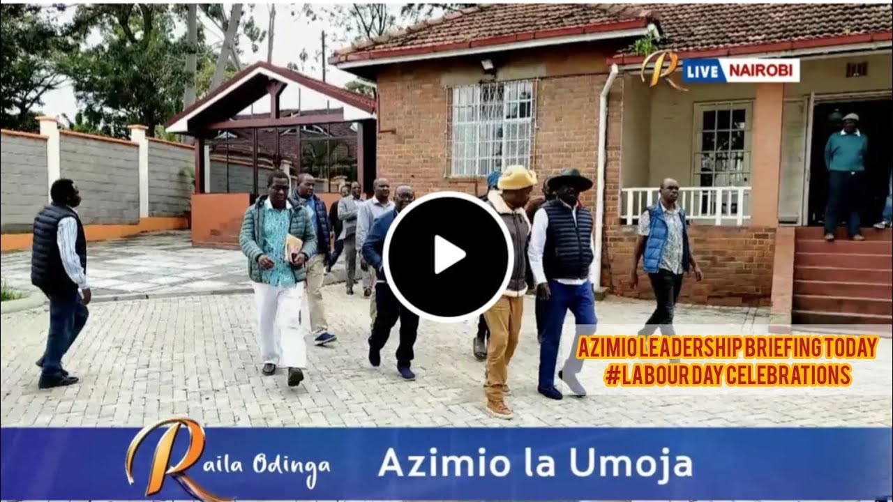 Press briefing by Azimio Leadership today on Resumption of Countrywide ...