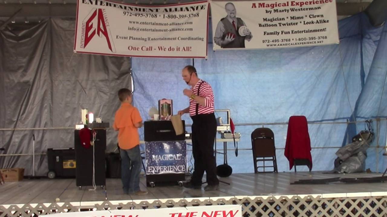 Stage Magic Illusionist Magician Marty Westerman - YouTube