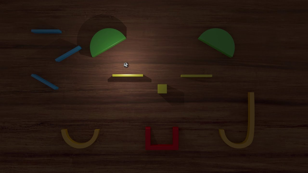 Bouncing Ball Obstacle Course Animation - Breakdown - YouTube