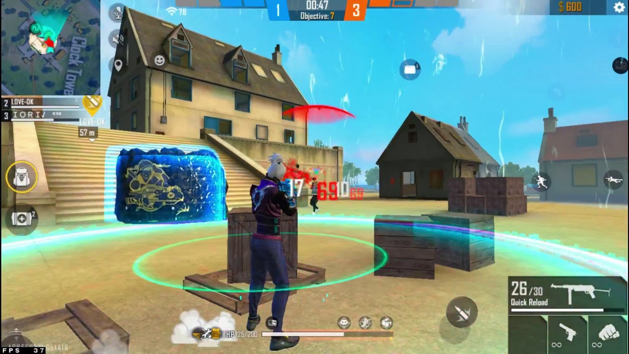 insane fight only red damage - YouTube