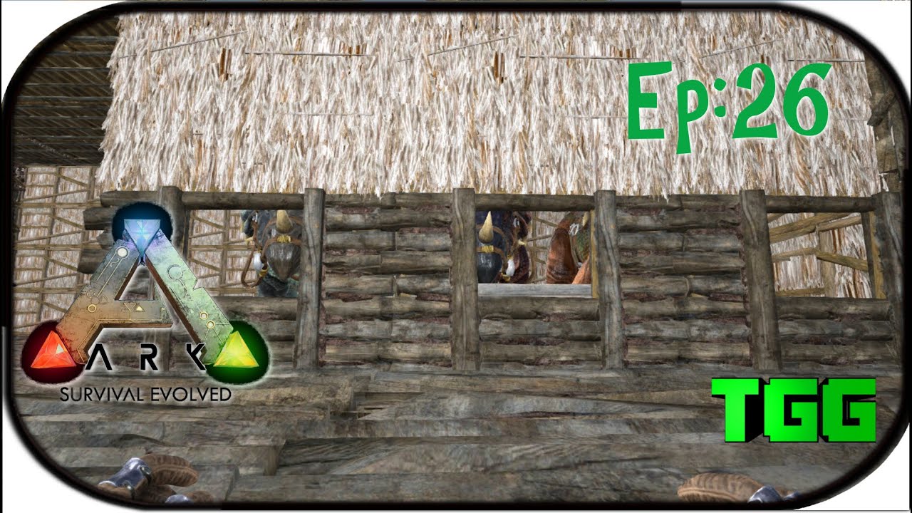 Ark: Survival Evolved Ep:26 Dino Barn - YouTube