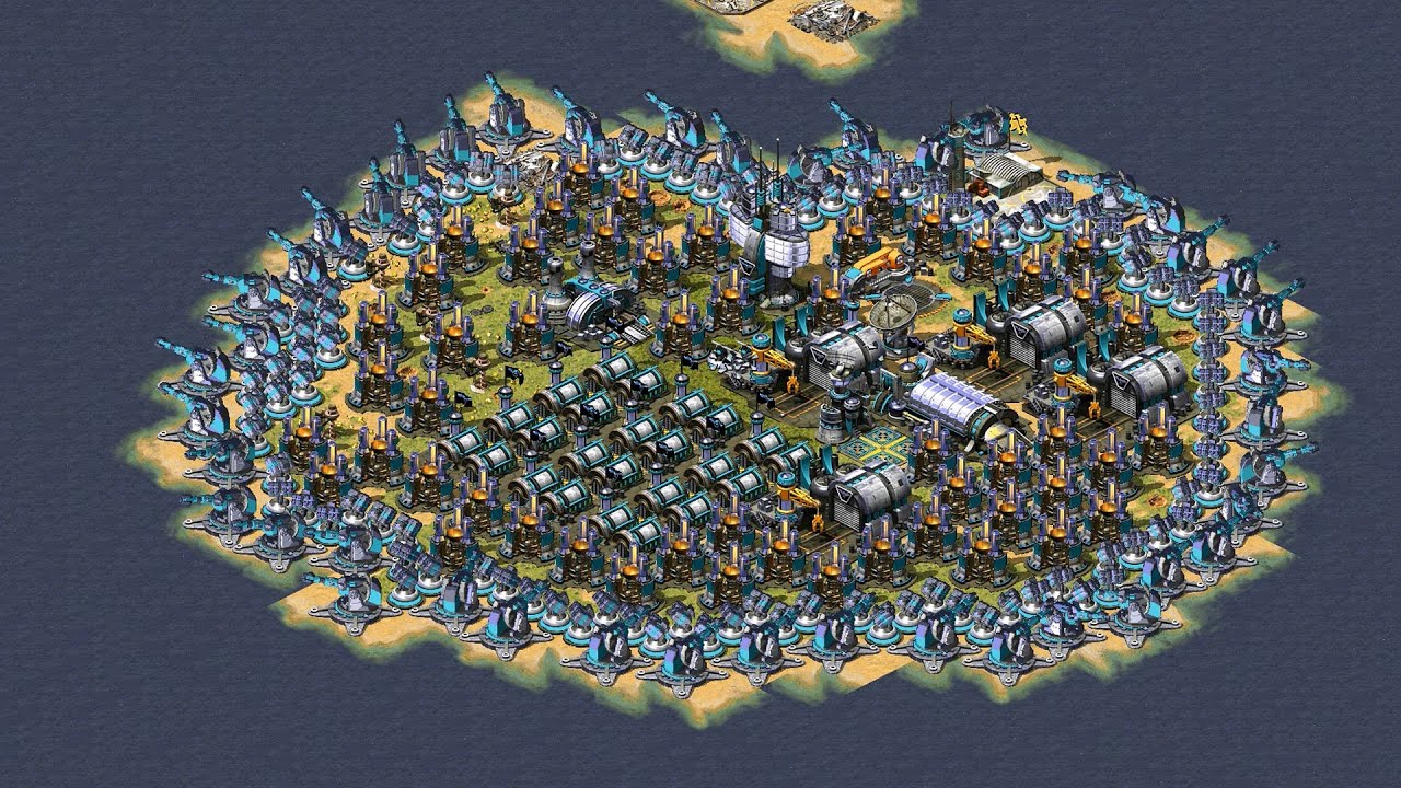 Yuri's Revenge Red Alert 2 World Map 3 New Map Super Extra Hard AI ...