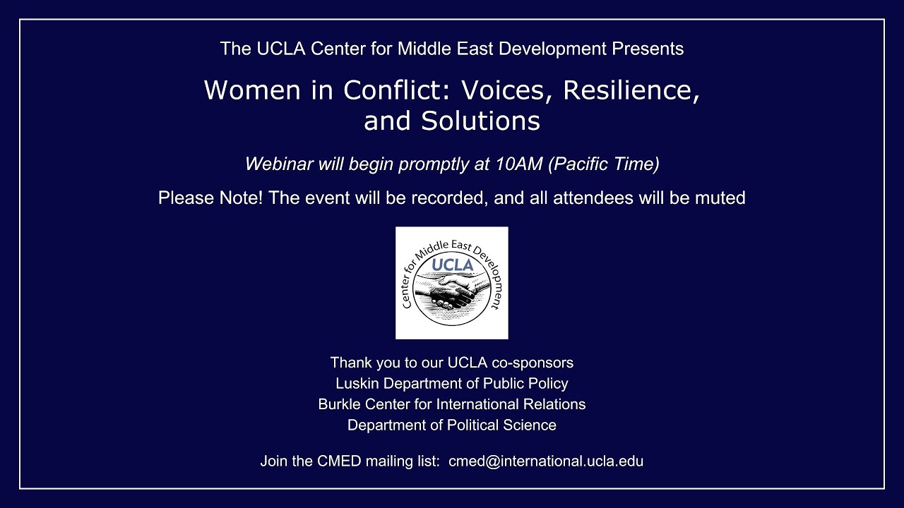 Women in Conflict: Voices, Resilience, and Solutions - YouTube