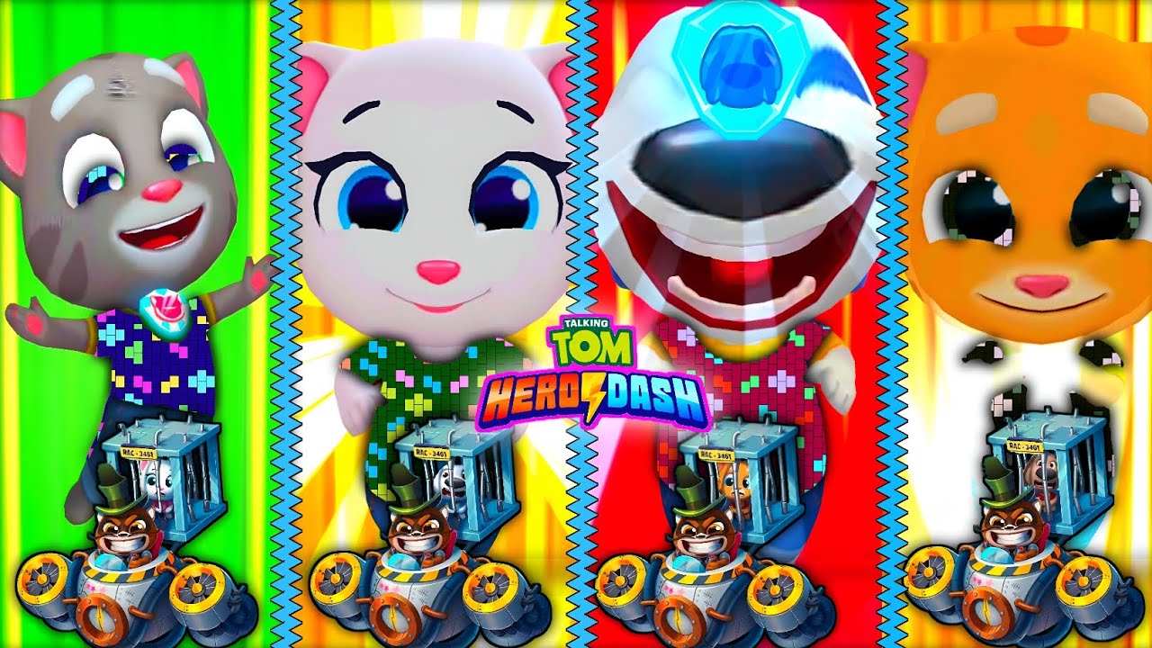 Talking Tom Hero Dash : New Design Texture Suit For All Super Heroes ...