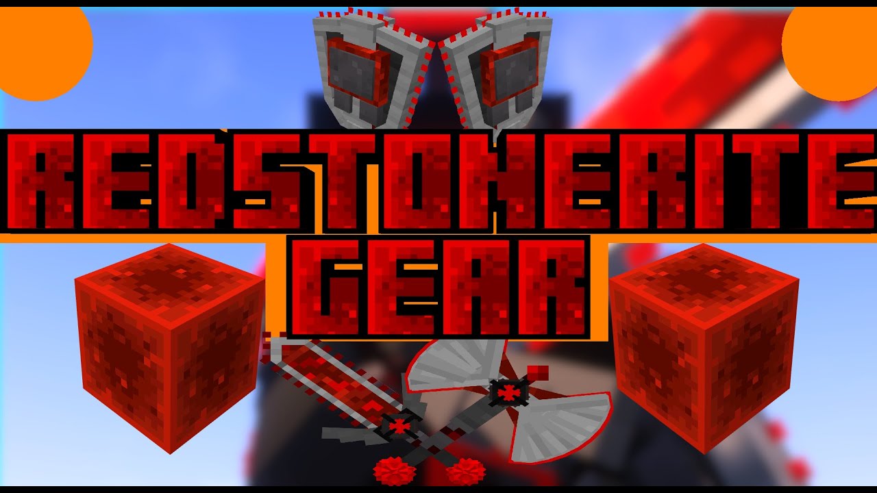 Minecraft Redstonerite Gear Mod Showcase | Power Of The Redstone - YouTube