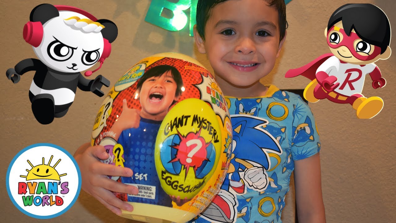 OPENING RYANS WORLD SURPRISE EGG! #ryansworld #ryansworldtoys # ...