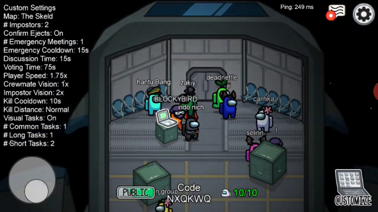 TIME TO PLAY among us (part 1 as a crew mate) - YouTube