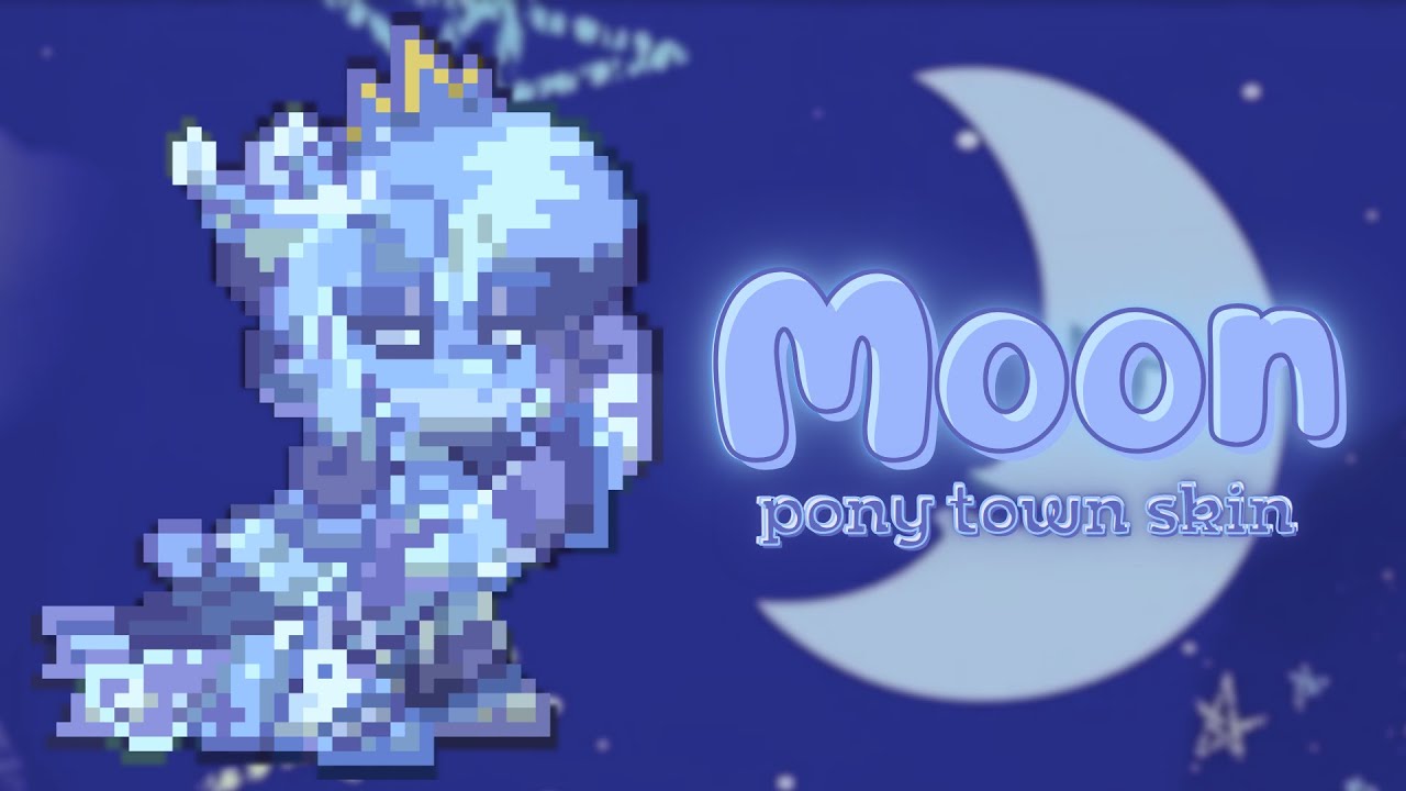 🌚) Moon THE AMAZING DIGITAL CIRCUS : [ pony town skin ] - YouTube