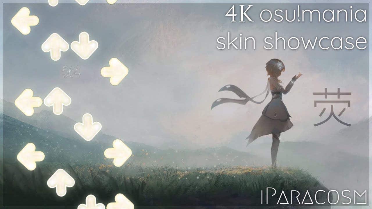 osu!mania | 4K Skin Showcase - 荧 // Lumine Skin by iParacosm (Arrows ...
