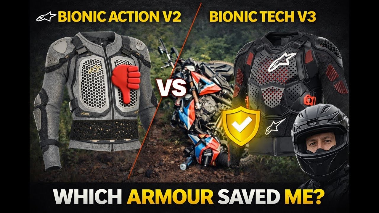 Alpinestars Body Armour Bionic Action V2 vs Bionic Tech V3 Review ...