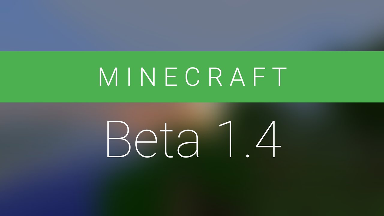 Minecraft Beta 1.4 - Обзор - YouTube
