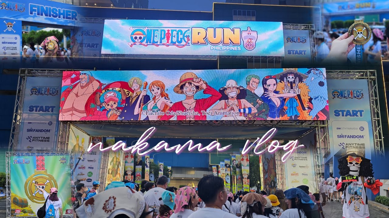 nakama vlog 🏴‍☠️ | 🇵🇭 one piece run 2025 philippines | 📍 sm city ...