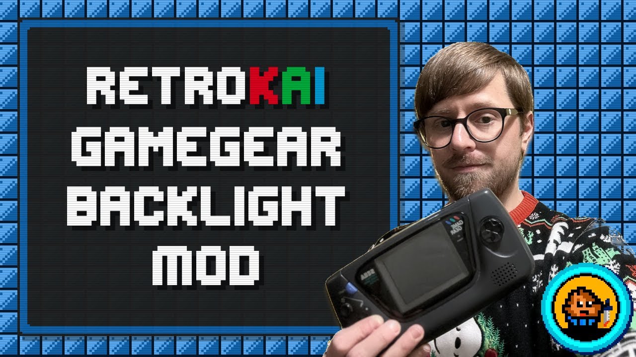 RetroKAI Backlight Mod for the Sega Game Gear - YouTube