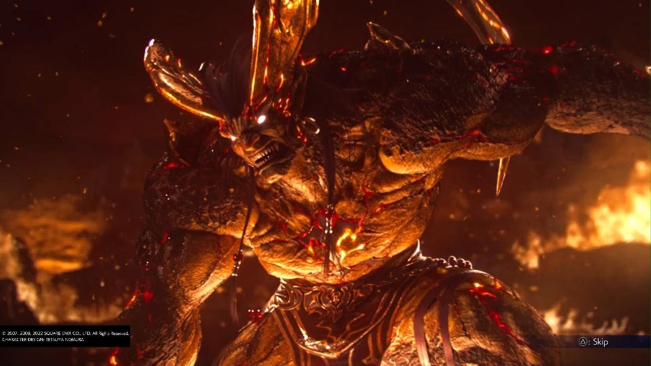 Ifrit Boss fight [HARD] - CRISIS CORE –FINAL FANTASY VII– REUNION - YouTube