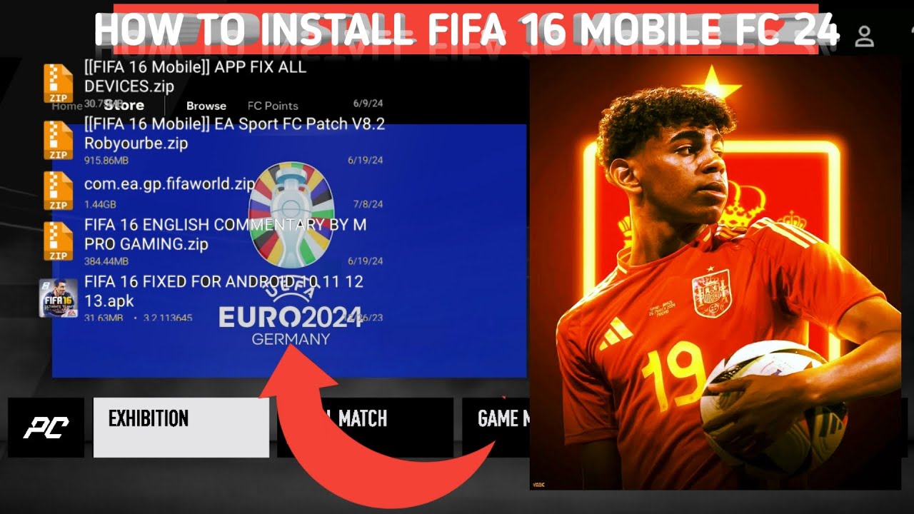 HOW TO INSTALL FIFA 16 MOBILE MOD EA SPORTS 24 ANDROID OFFLINE APK ...