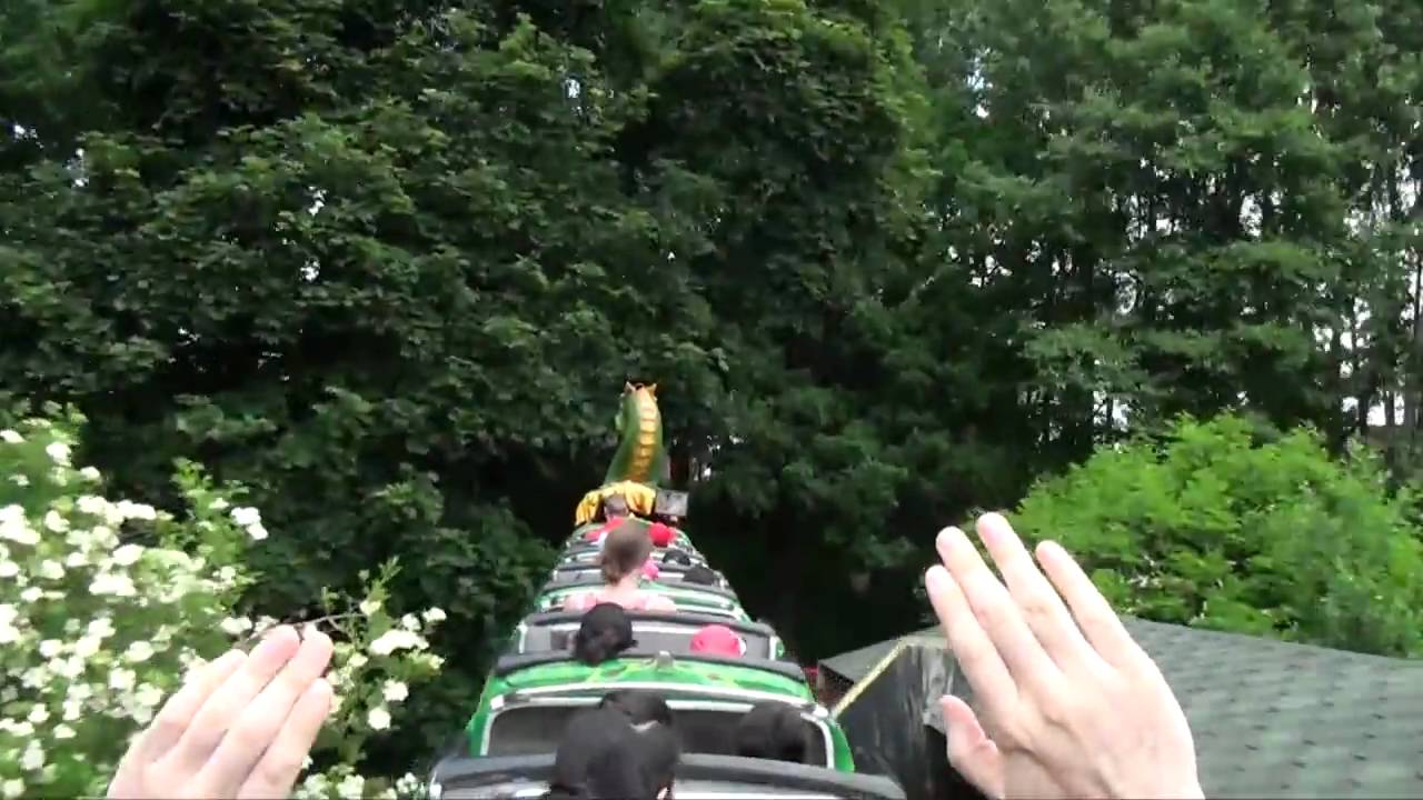 Dragon Flyer - The Gasoline Powered Roller Coaster - Camelot, UK - YouTube