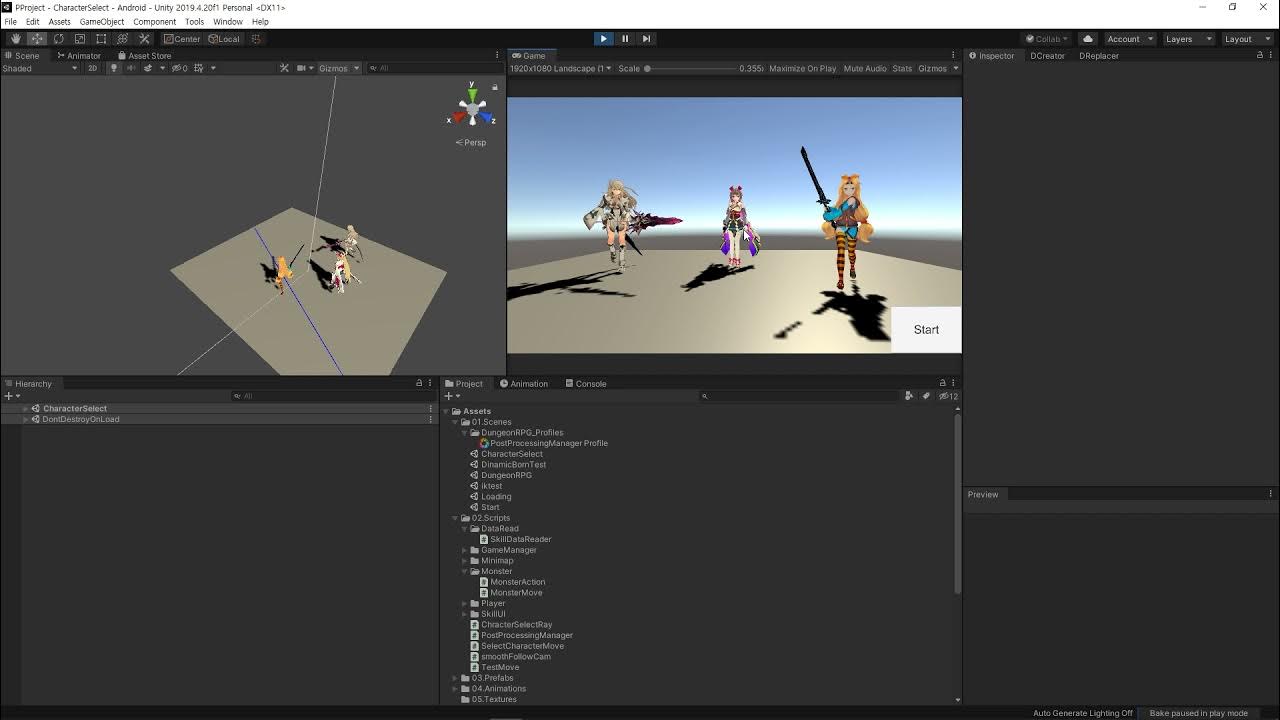 [Unity] Character Select - YouTube