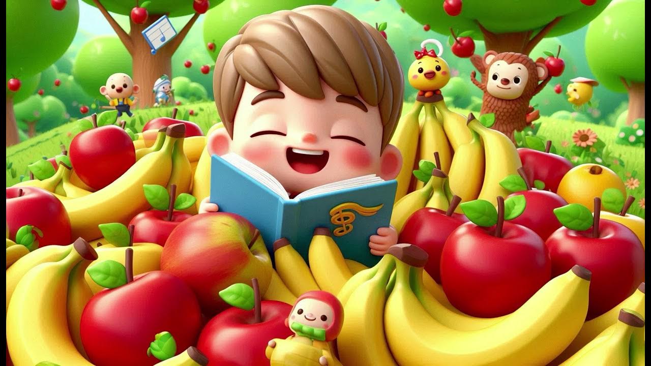 "Apples and Bananas 2 | Fun Vowel Song for Kids" - YouTube