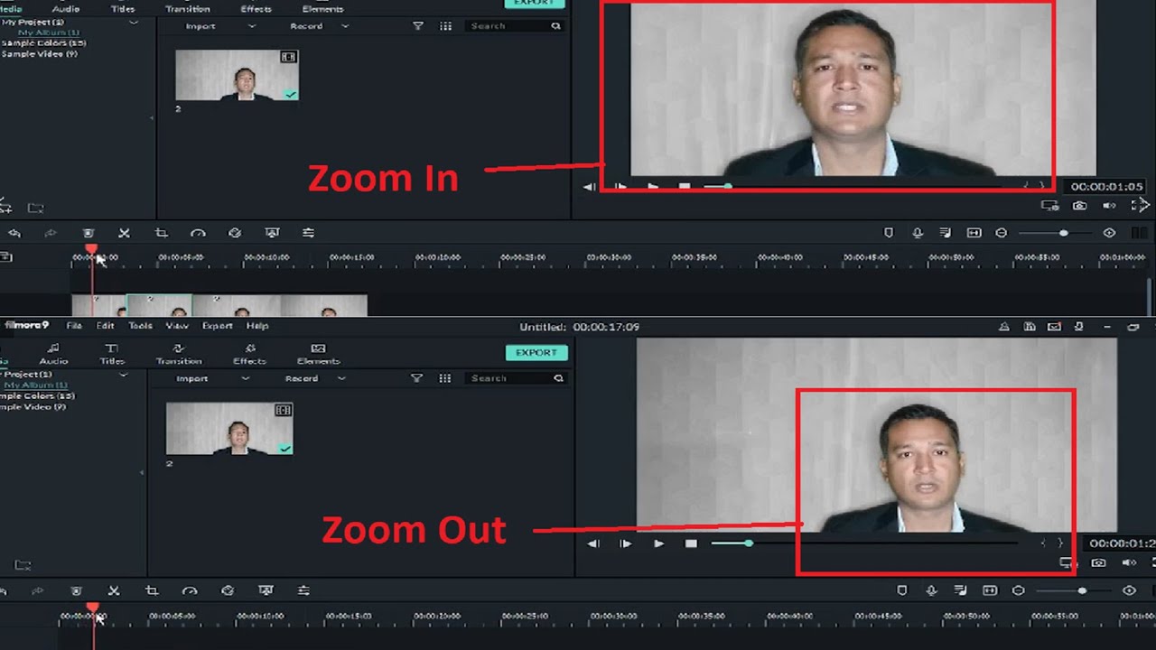 How To Zoom In and Out On Wondershare Filmora Video Editing? - YouTube