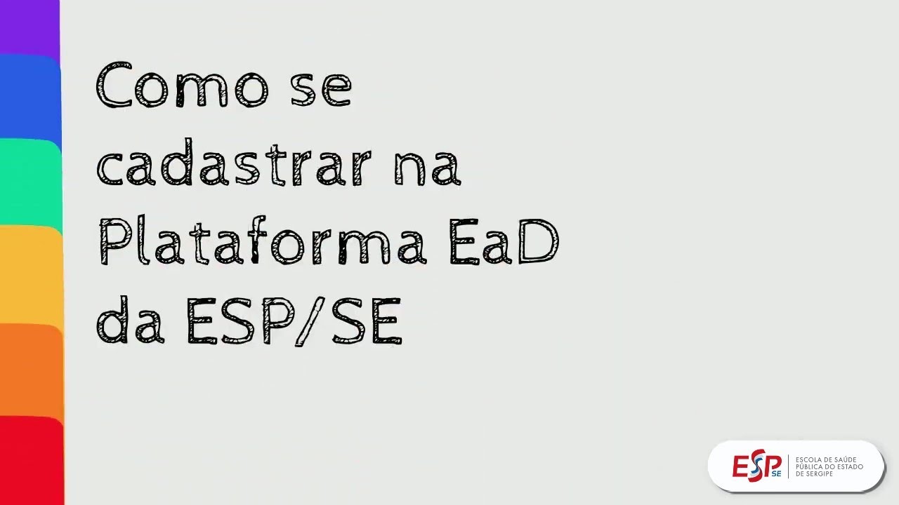 Como se cadastrar na plataforma EaD - YouTube