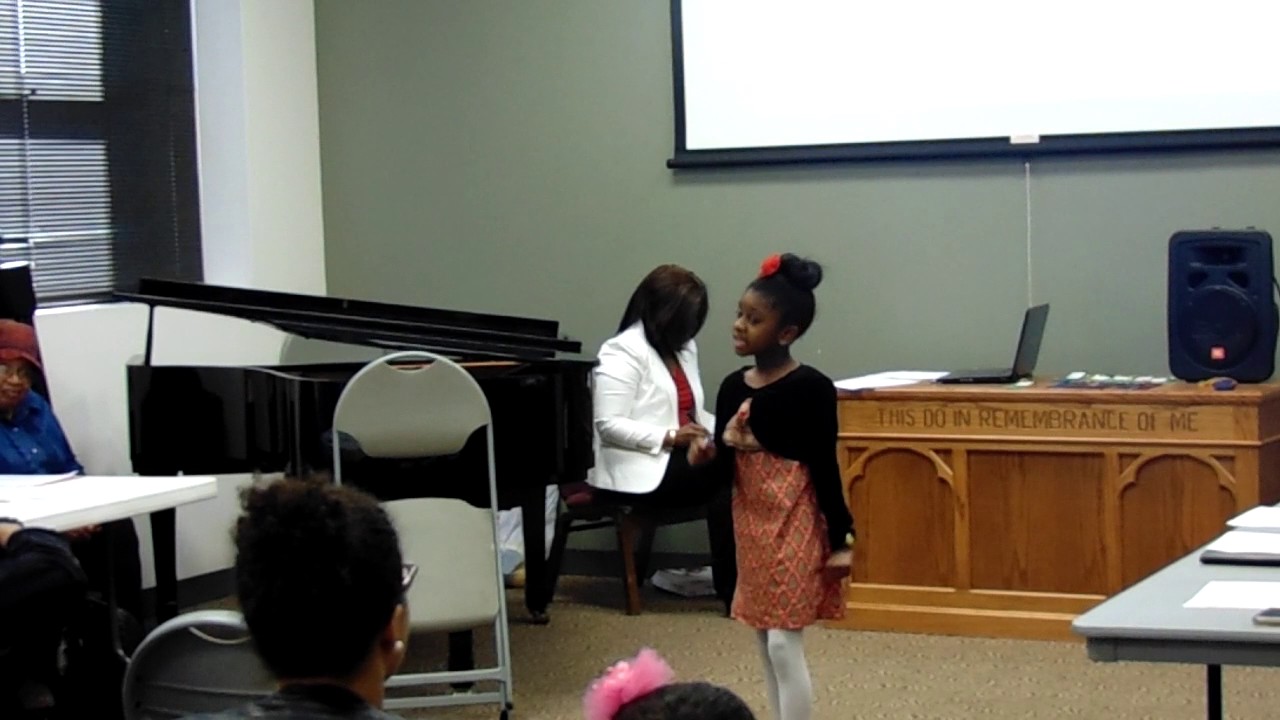 Amirah Byrd: Oratorical Finals Wheeler Ave Baptist Church 2-25-17 - YouTube