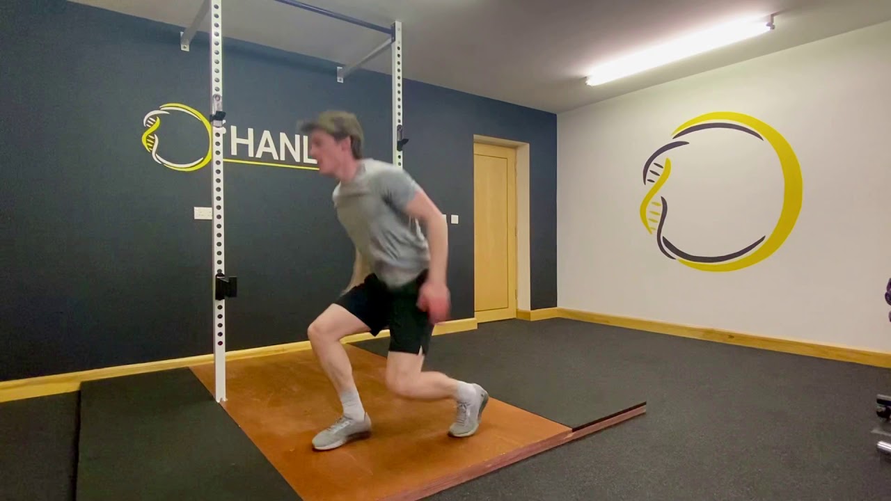 Split Squat Countermovement Jumps (Continuous) - YouTube