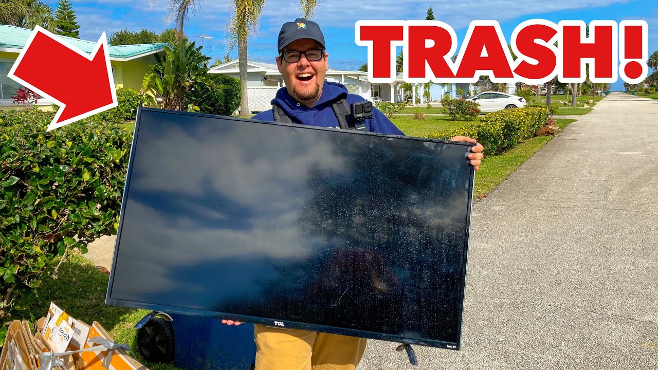 WE WENT TRASH PICKING IN A RICH GOLF COURSE NEIGHBORHOOD!! (Insane ...