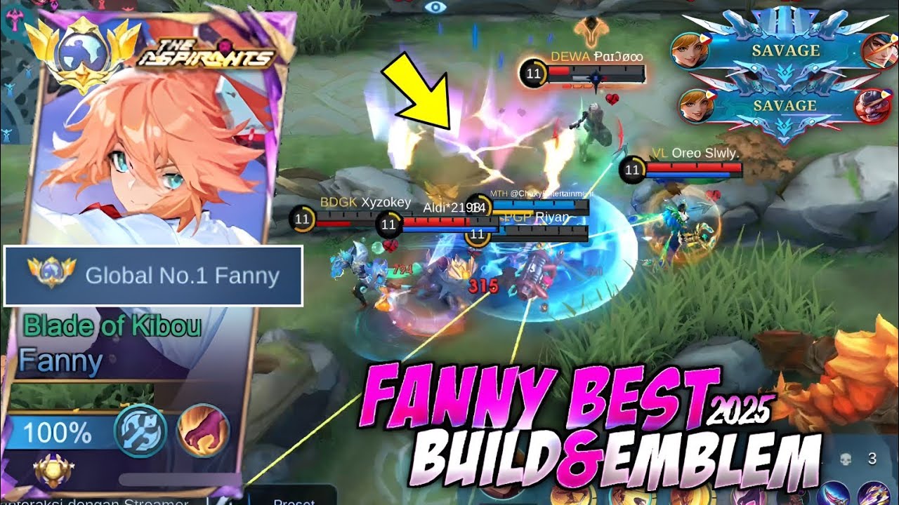 MOBILE LEGENDS FANNY BUILD MLBB - YouTube