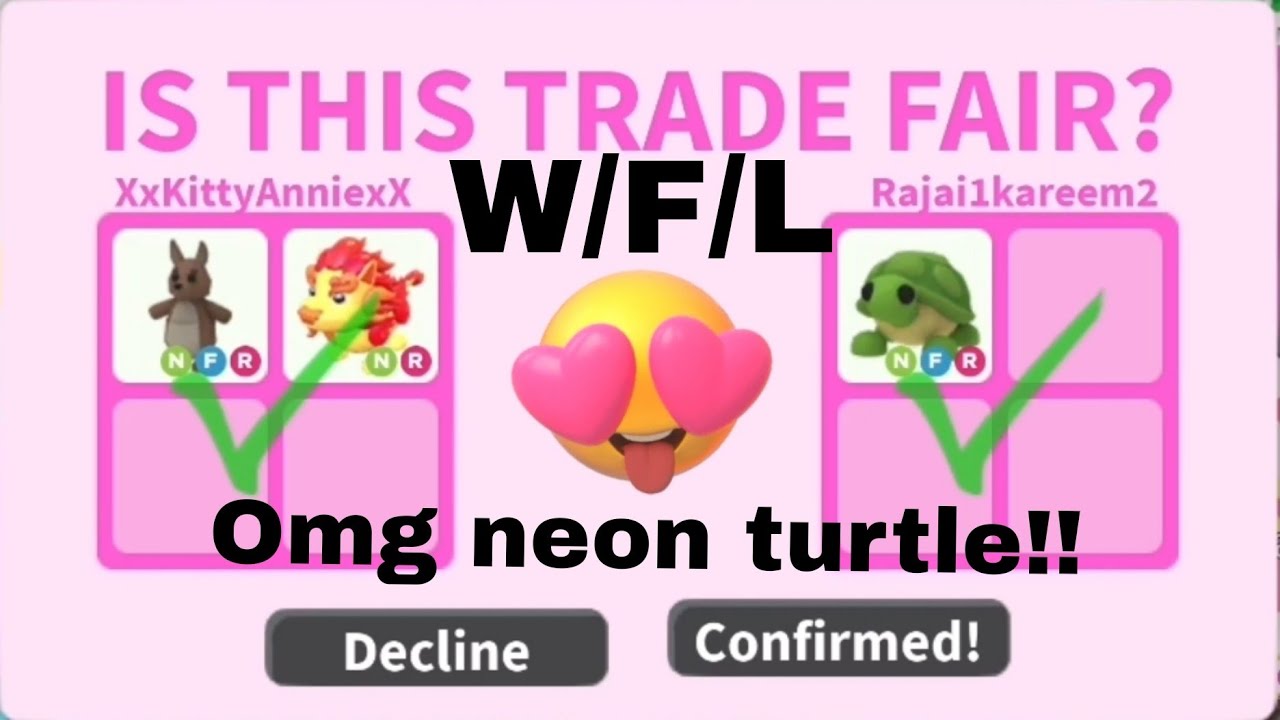I got a NEON TURTLE!! I also got scammed 😒 ¦¦ TRADING MONTAGE + VOICE ...
