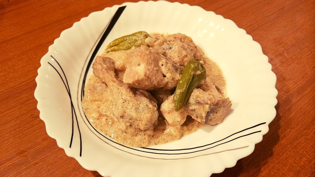 White Chicken Korma Curry Recipe | Make in Just 30 Minutes | By Food ...