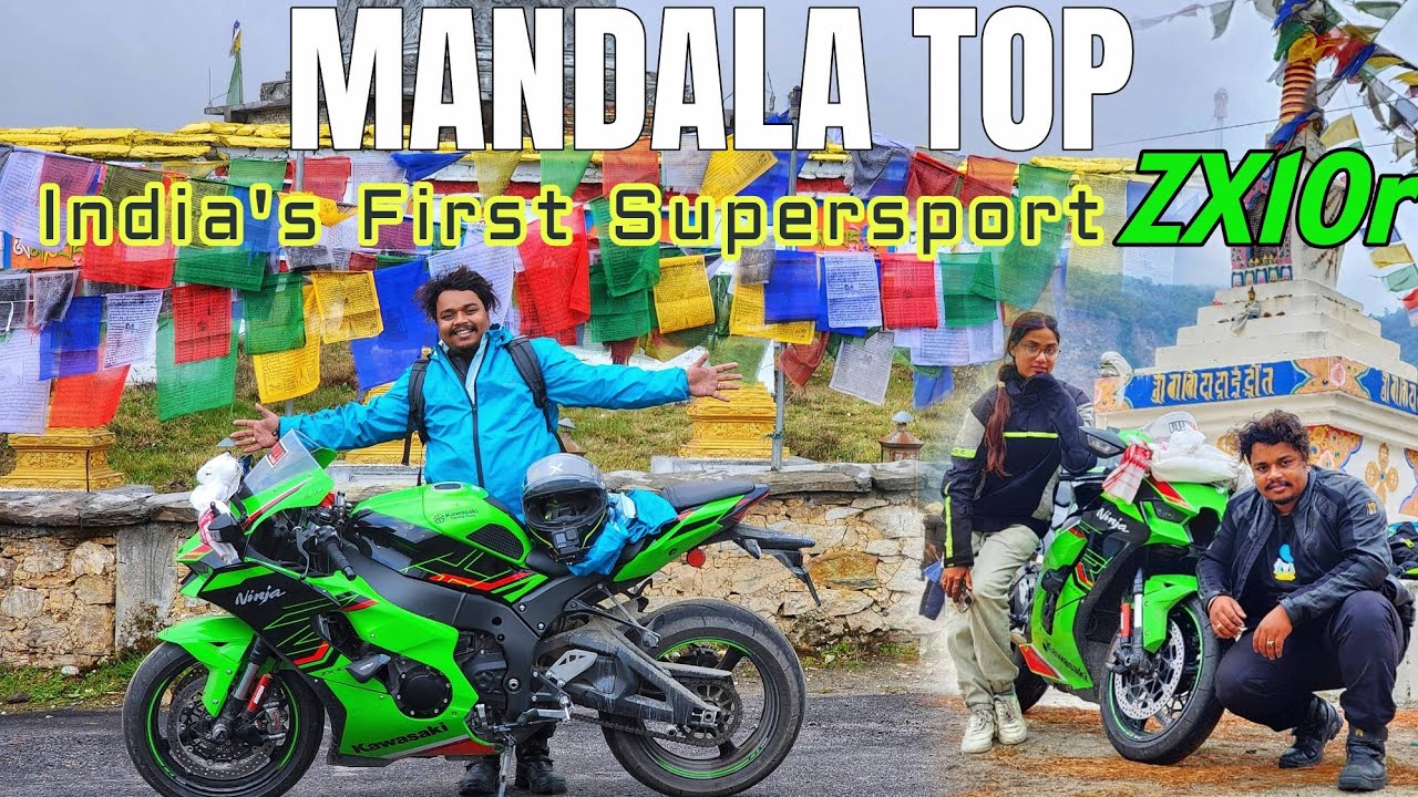 India's First ZX10r to Reach MANDALA TOP🔥BOMDILA to DIRANG via Mandala ...