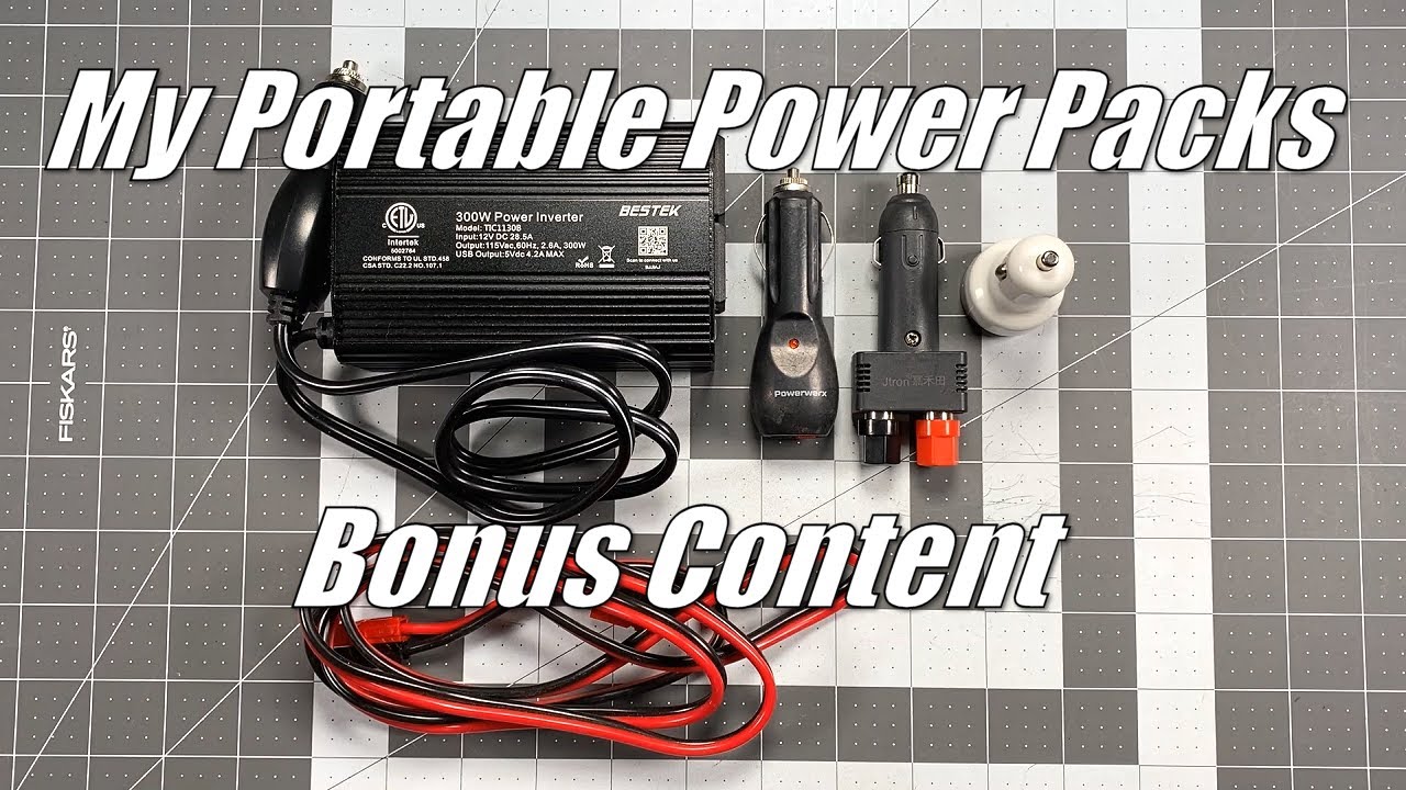 My Portable Field Power Packs: Bonus Content - YouTube
