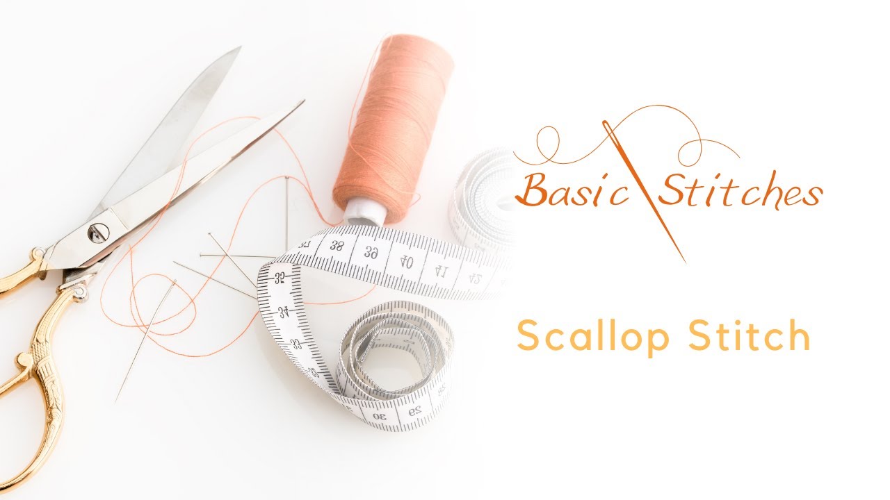 Basic Stitches | Scallop Stitch - YouTube