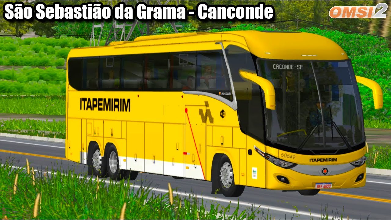 [OMSI 2] São Sebastião da Grama - Canconde (Mapa SP Brasil) Itapemirim ...