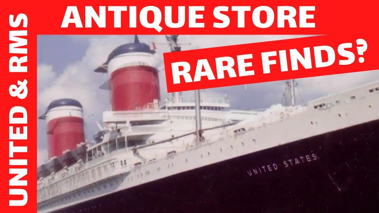 Vintage Items SS United States RMS Queen Mary Ocean Liner - YouTube