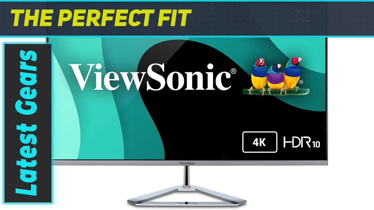 ViewSonic VX3276-4K-MHD 32 Inch 4K UHD Monitor Review - YouTube