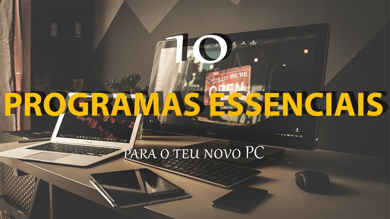 12 programas essenciais para o teu PC - YouTube